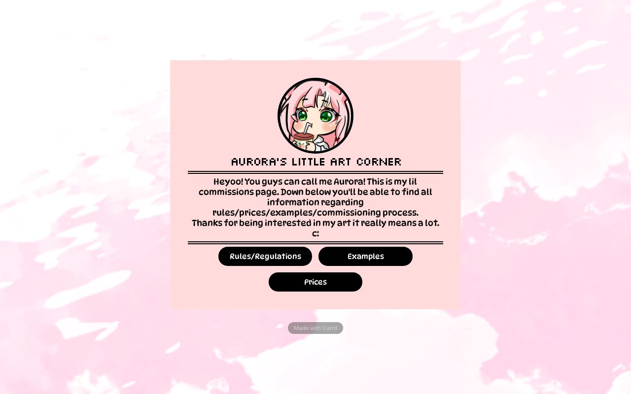 Aurora's Commissions